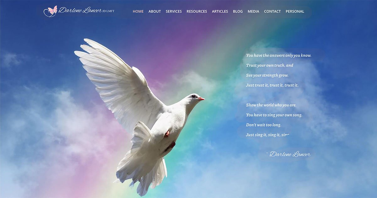 Welcome to My Blog - Darlene Lancer LMFT